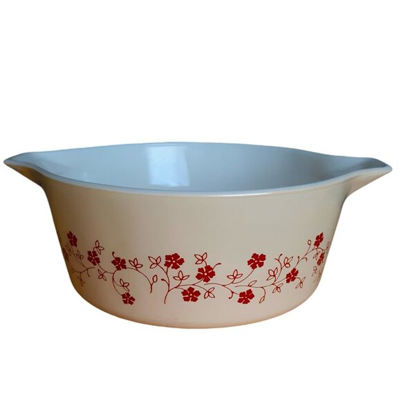 Pyrex | Kitchen | Pyrex Casserole Dish Trailing Flowers 8s 25l Usa Oven ...